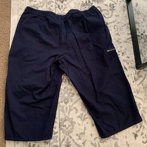 Pants & Jumpsuits | Plus Size Women Navy Blue Capri | Poshmark